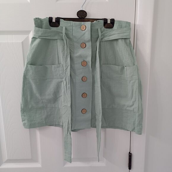 Hesperus | Skirts | Hesperus 0 Cotton Midi Skirt Size L Green Color ...